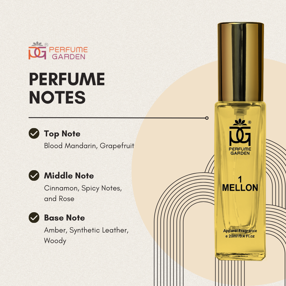 PG 1 Mellon - Premium 20ml Men's Perfume for Bold Impressions | Perfume Garden